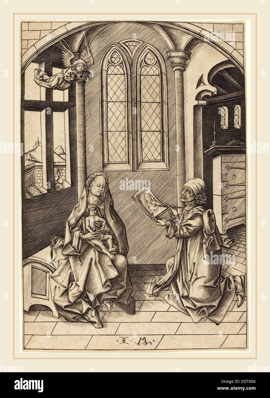 Saint luke drawing the virgin hi-res stock photography and images - Alamy