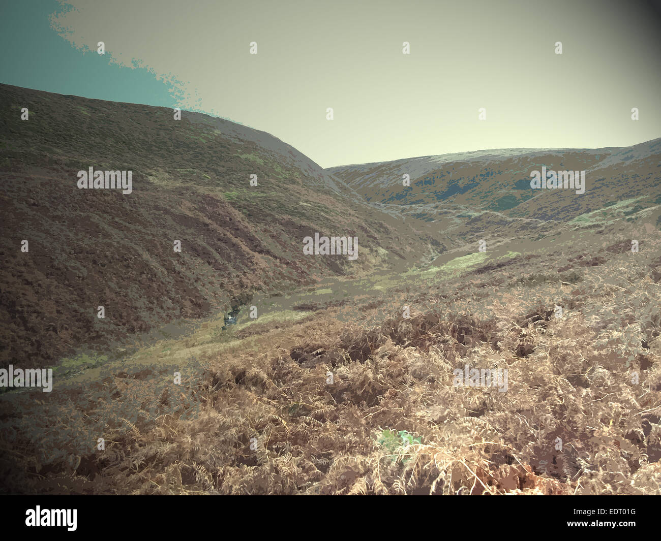Valley of the river clough hi-res stock photography and images - Alamy
