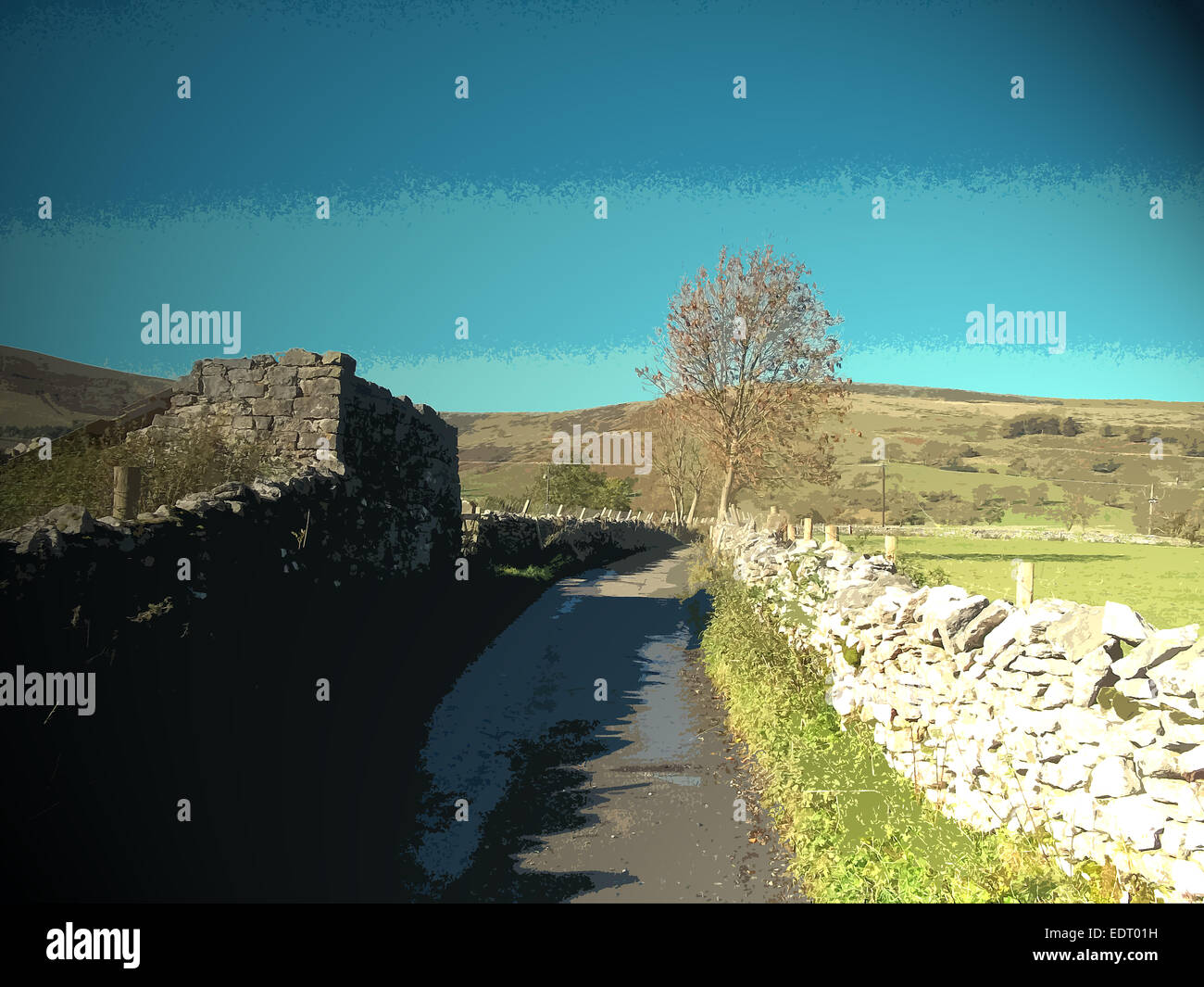 Hollowford road hi-res stock photography and images - Alamy