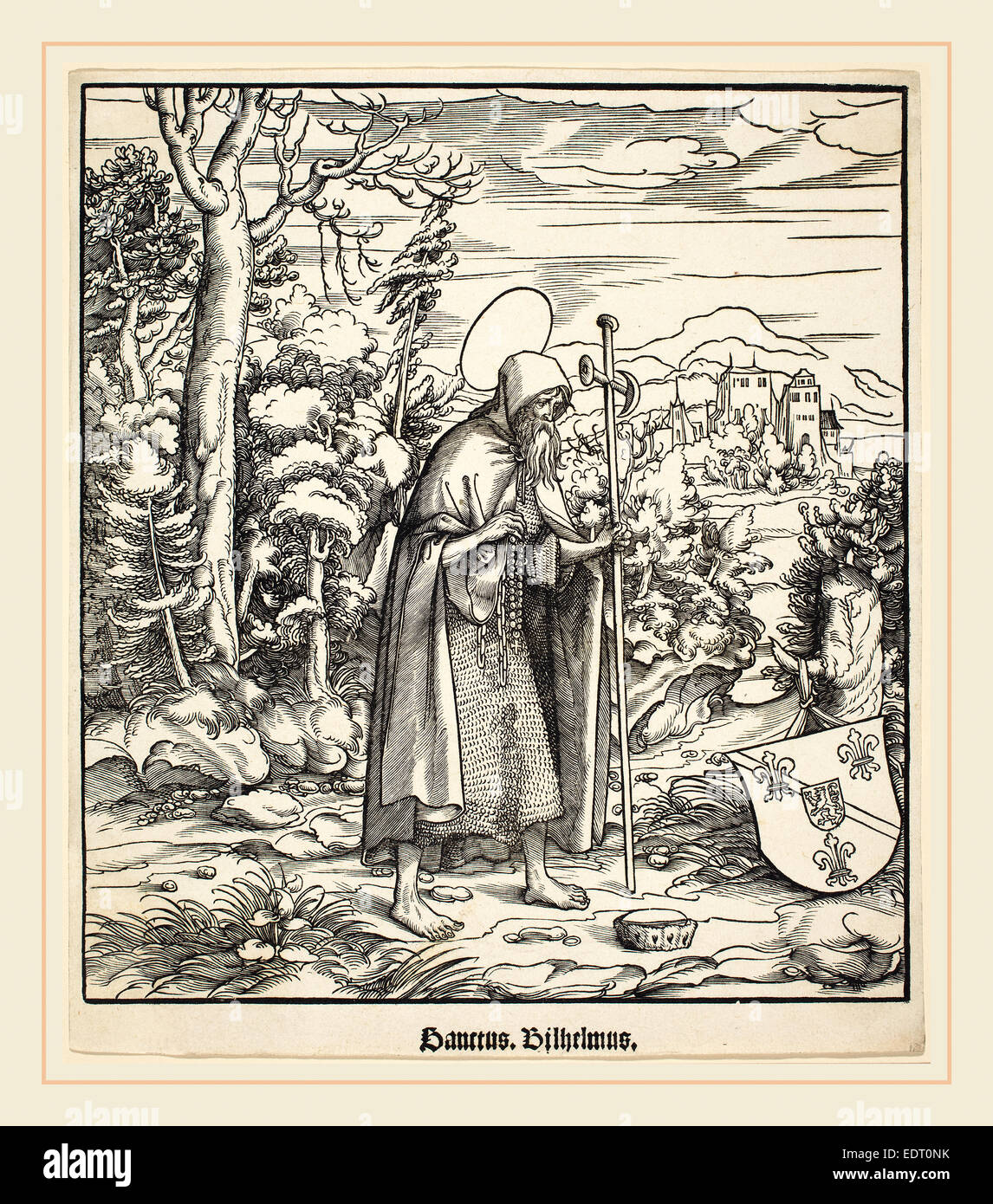 Leonhard Beck (German, c. 1480-1542), Saint Bilhelmus, 1516-1518 ...