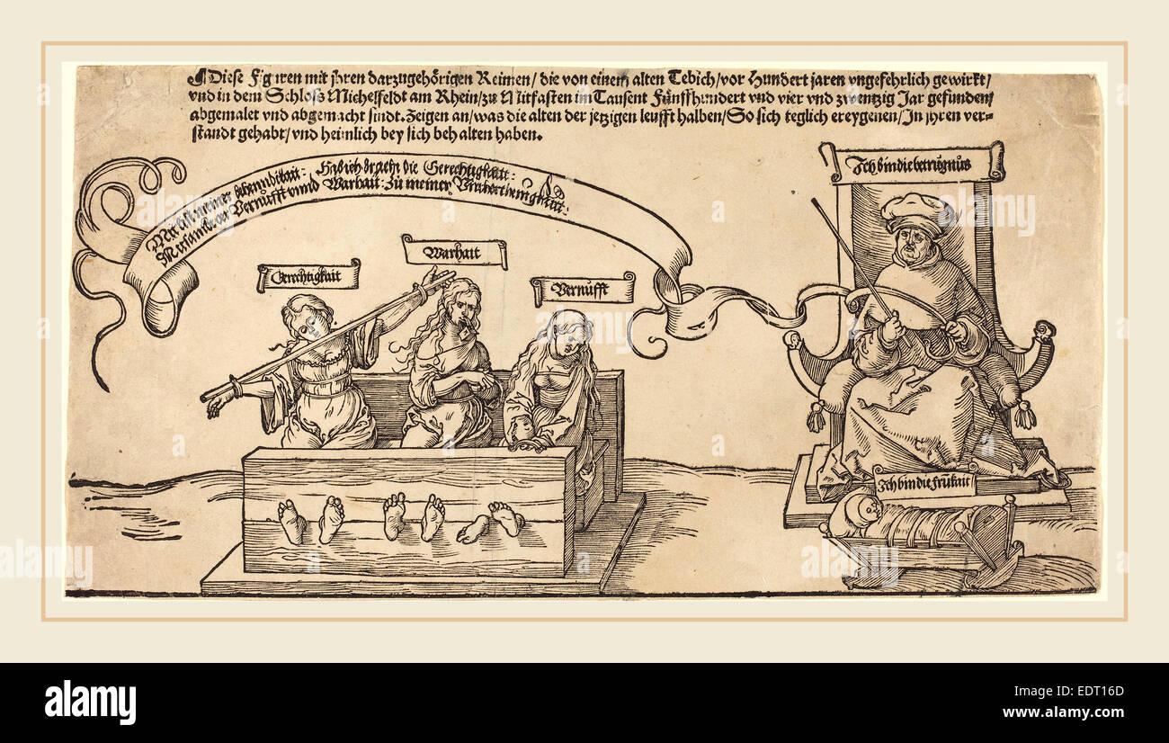 Albrecht Dürer (German, 1471-1528), Justice, Truth and Reason in the ...