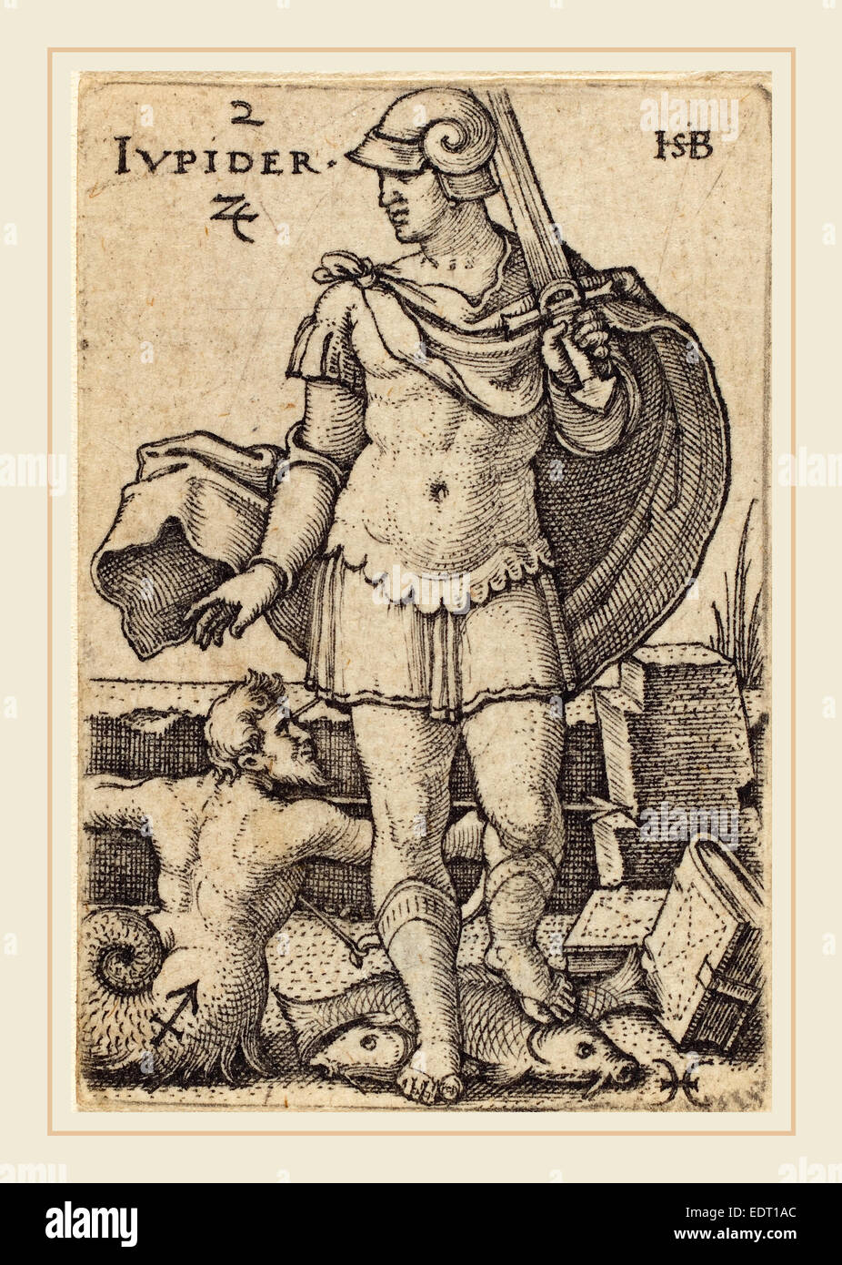 Sebald Beham (German, 1500-1550), Jupiter, engraving Stock Photo - Alamy