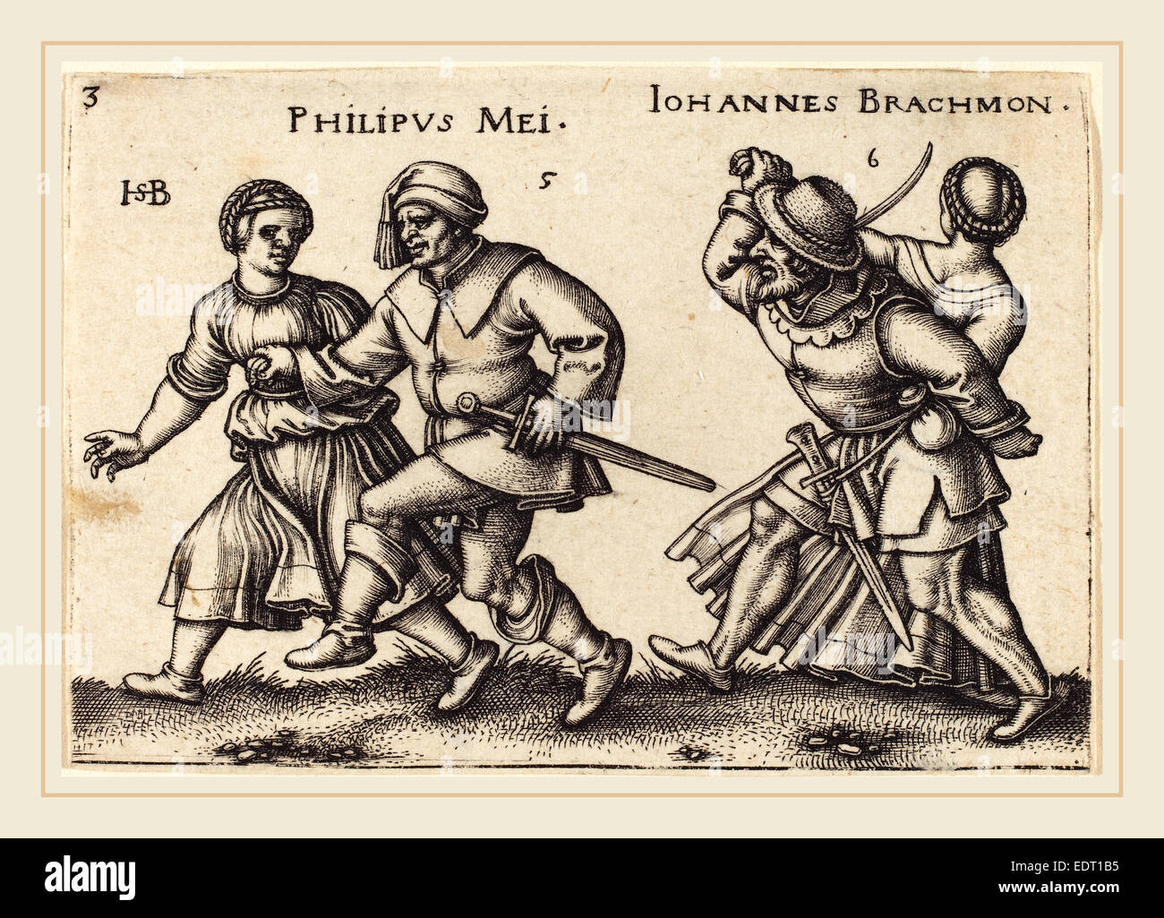 Sebald Beham (German, 1500-1550), May and June, 1546-1547, engraving ...