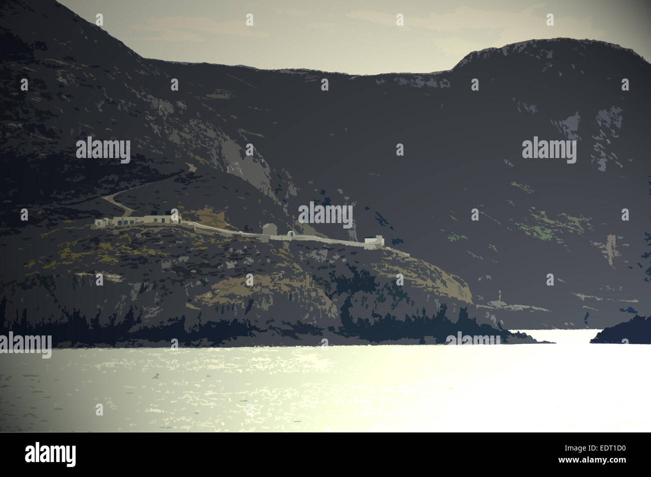 On North Stack, Holyhead. Taken from the Stena Adventurer Ship., Artist ...