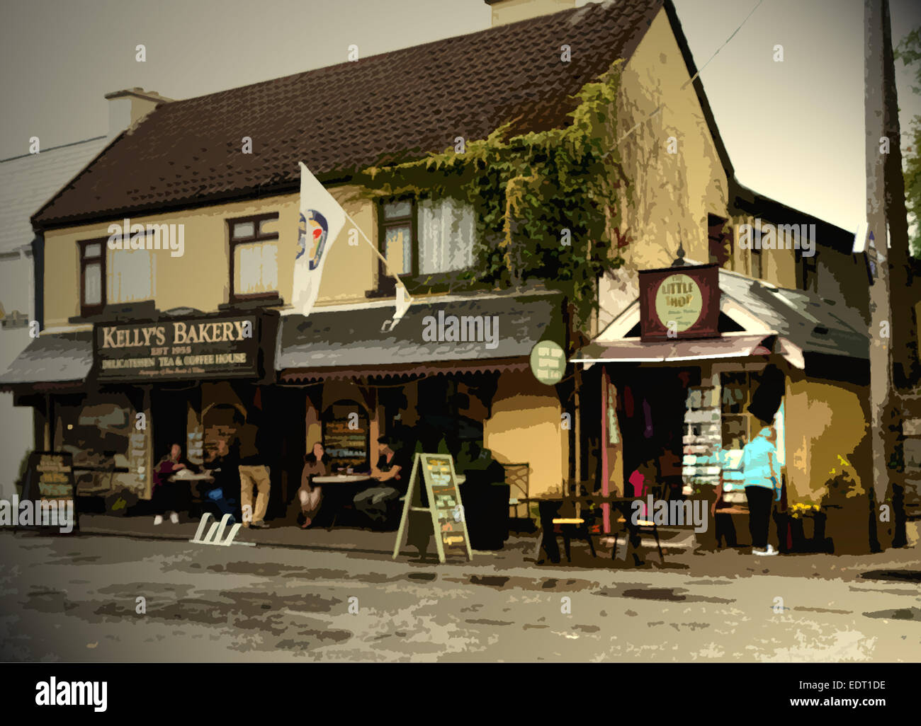 Kelly's Bakery on Bridge Street, Sneem, near to Sneem and Hollywood ...