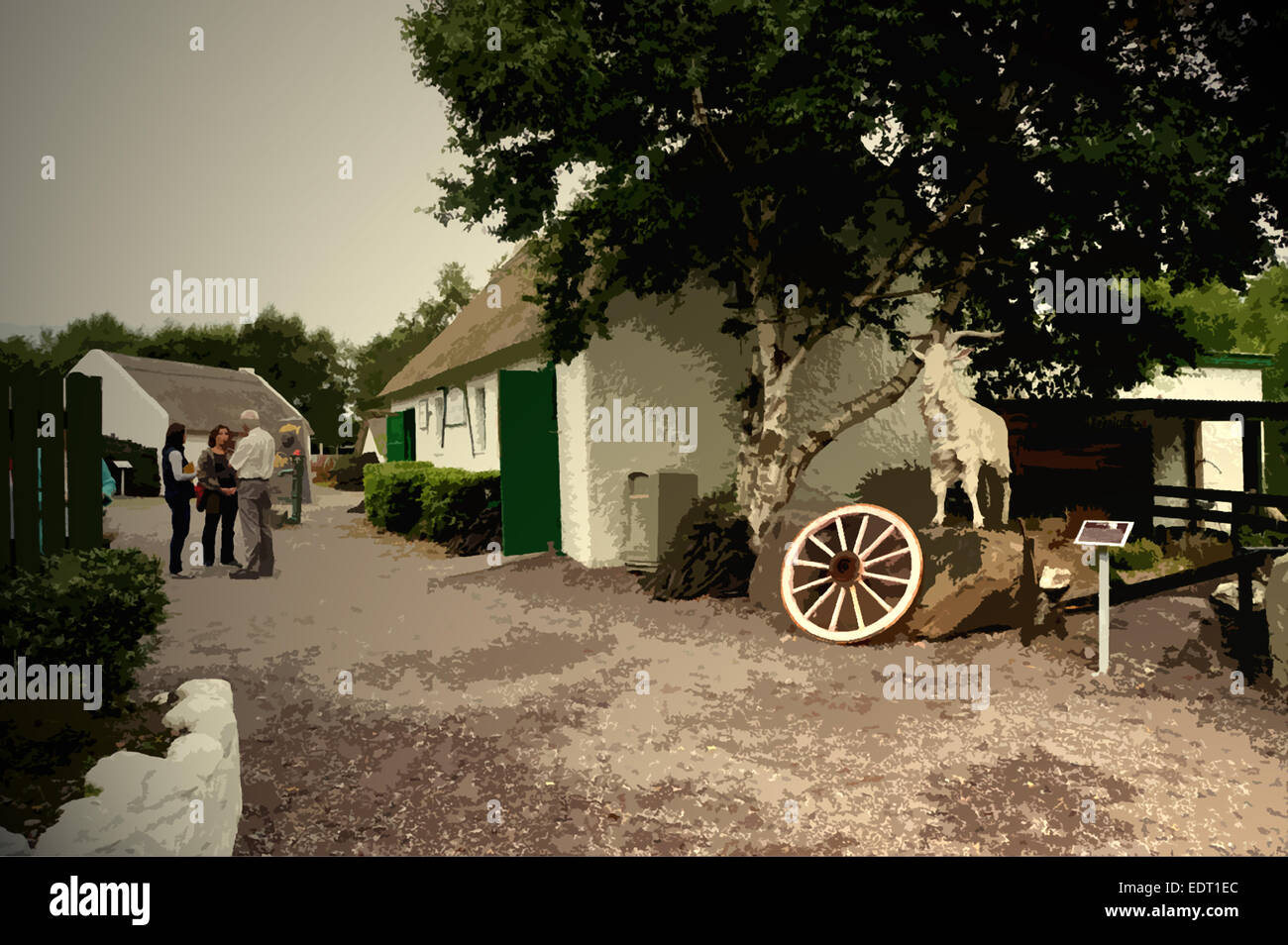 Kerry Bog Village Museum, Ring of Kerry, near to Caragh Bridge ...