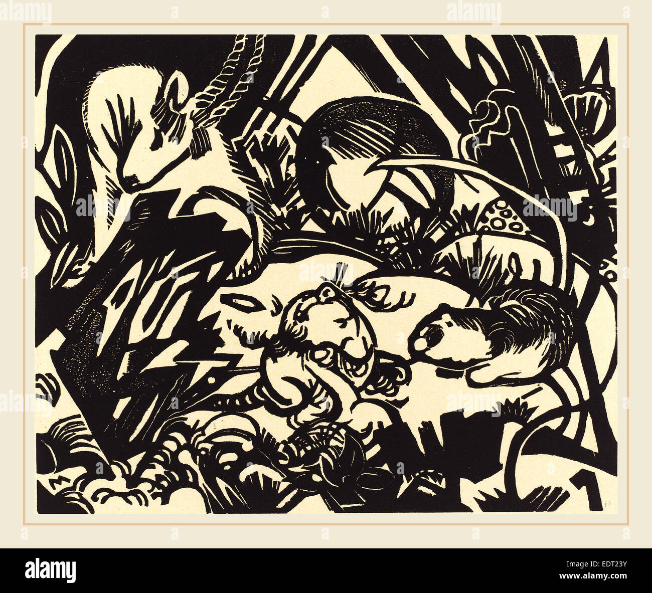 Franz marc animal legend tierlegende hi-res stock photography and ...