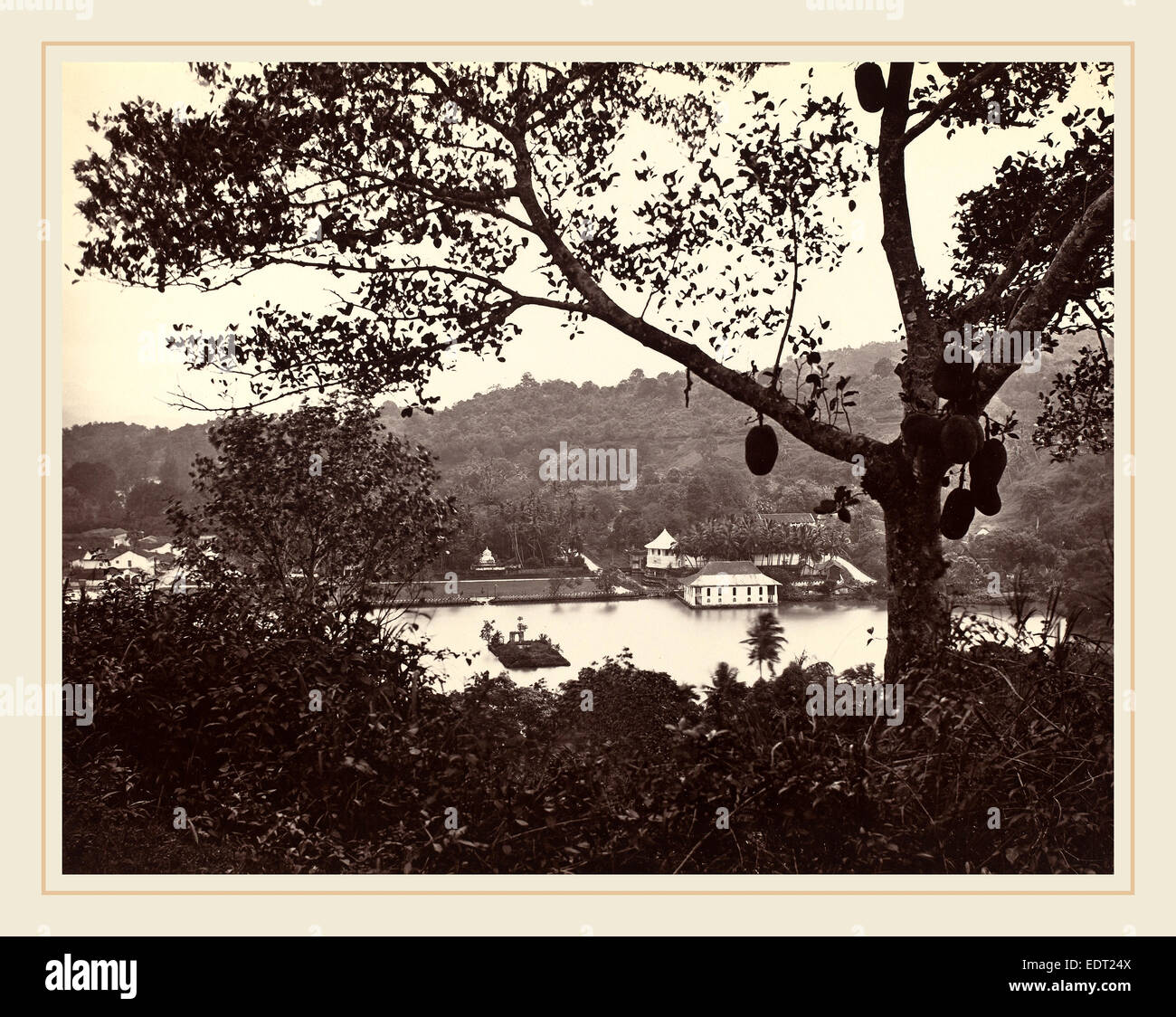 Samuel Bourne (British, 1834-1912), A Peep from Upper Lake Road showing ...