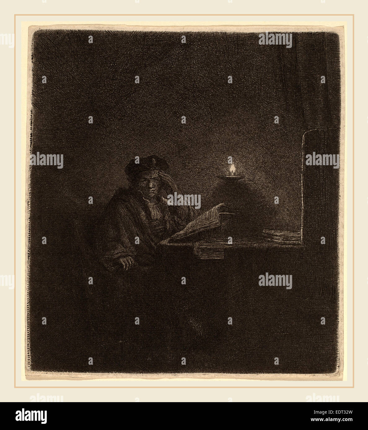 Rembrandt van Rijn (Dutch, 1606-1669), Student at a Table by ...