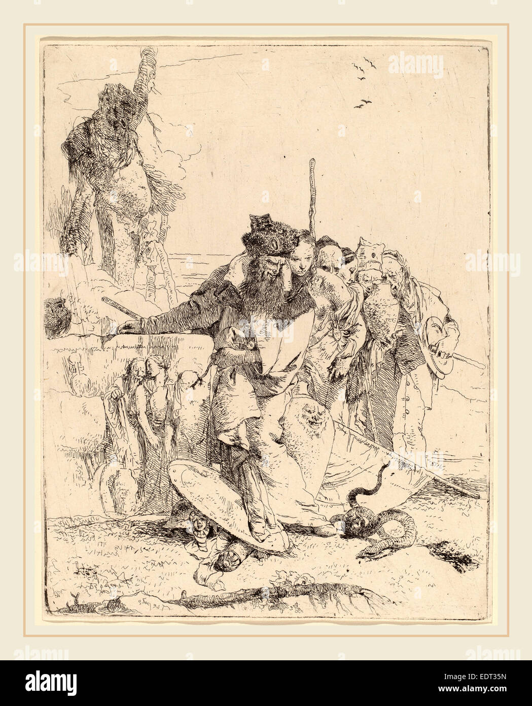 Giovanni Battista Tiepolo (Italian, 1696-1770), Magician and Others ...