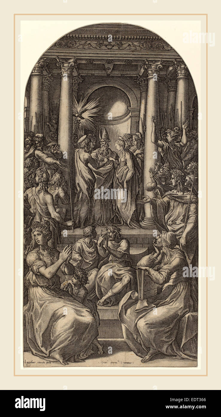 Gian Jacopo Caraglio after Parmigianino (Italian, c. 1500-1565), The ...