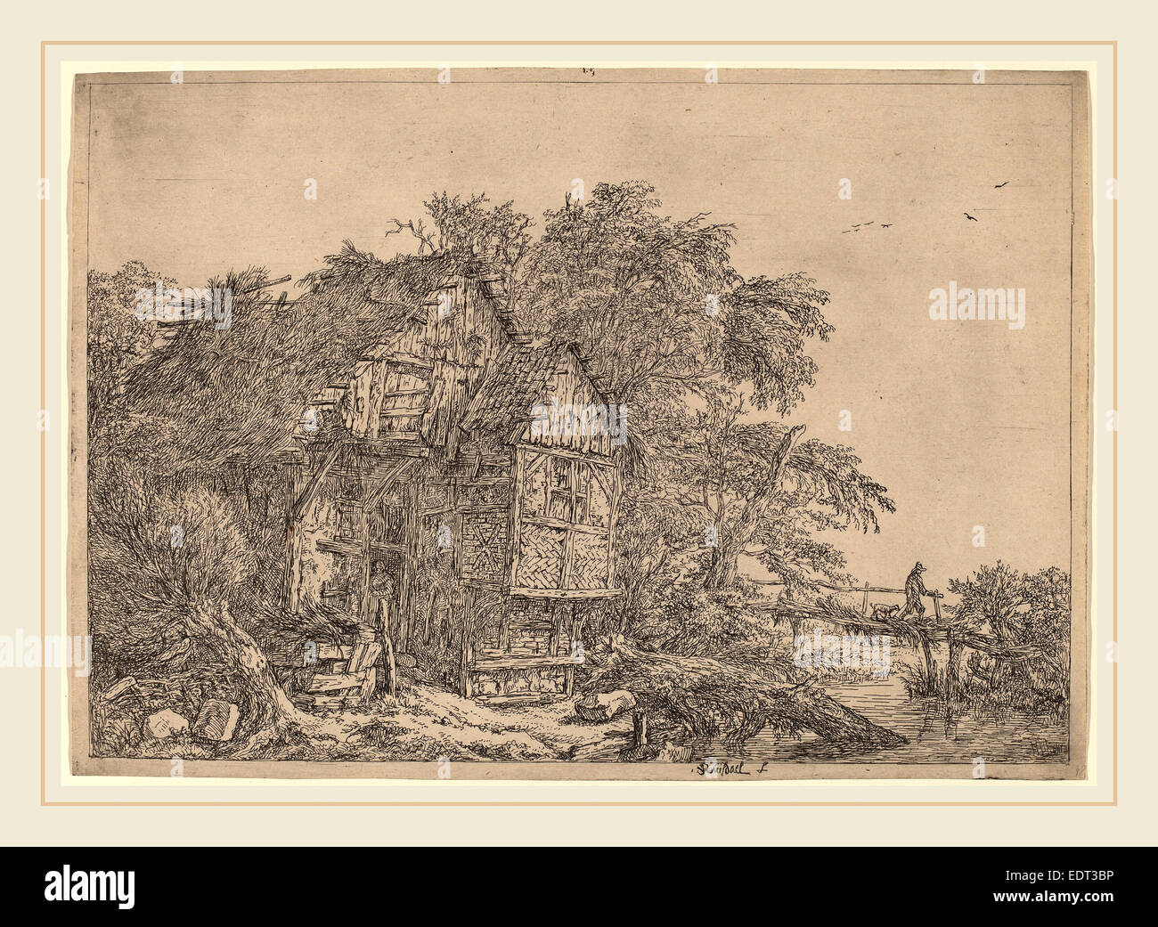 Jacob van Ruisdael (Dutch, c. 1628-1629-1682), The Little Bridge ...