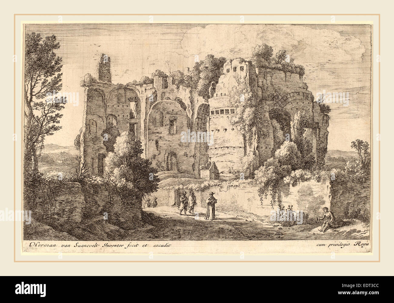 Herman van Swanevelt (Dutch, c. 1600-1655), Landscape with the Cardinal ...