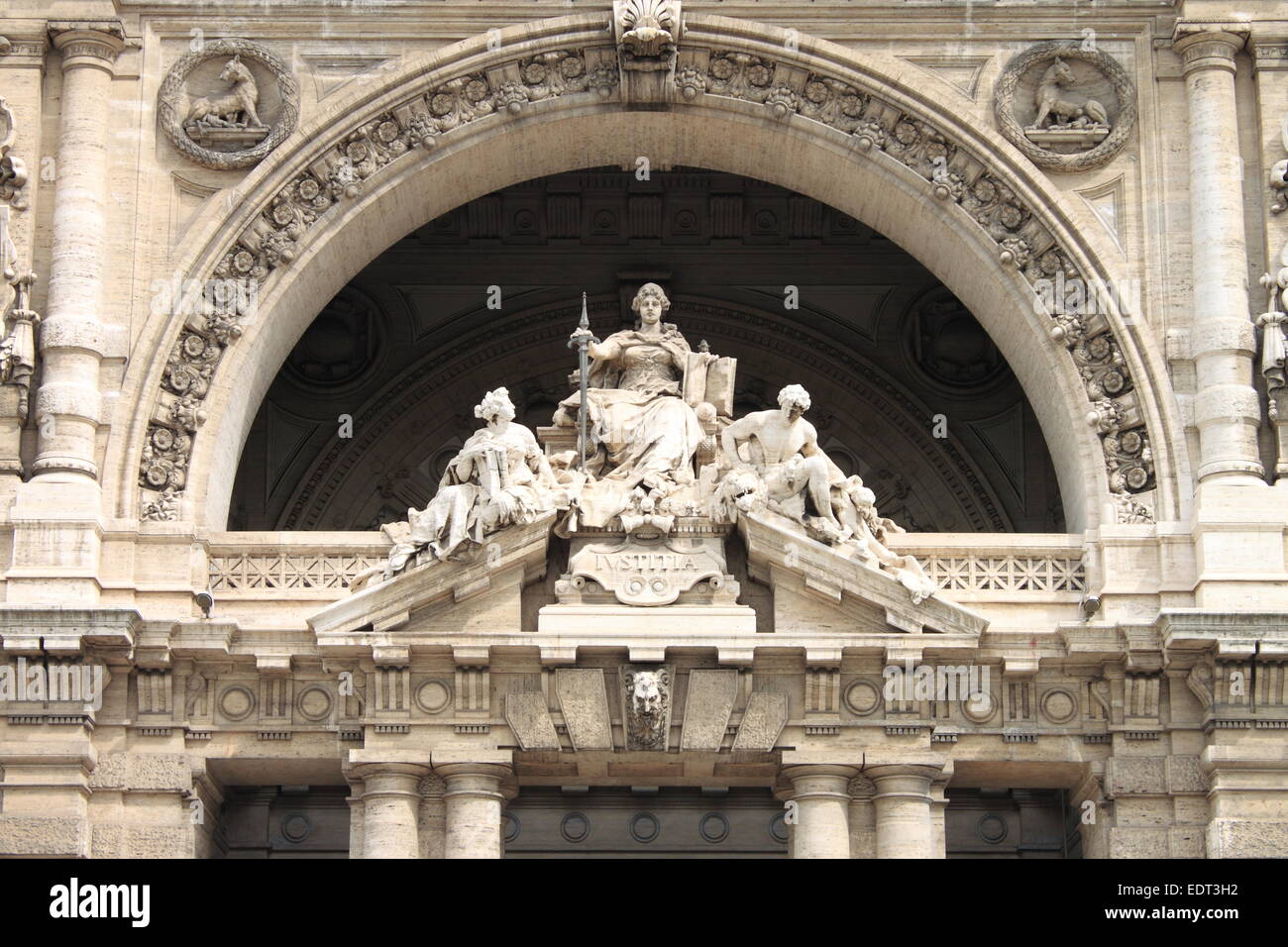 Palace Of Justice Rome Statue High Resolution Stock Photography and ...