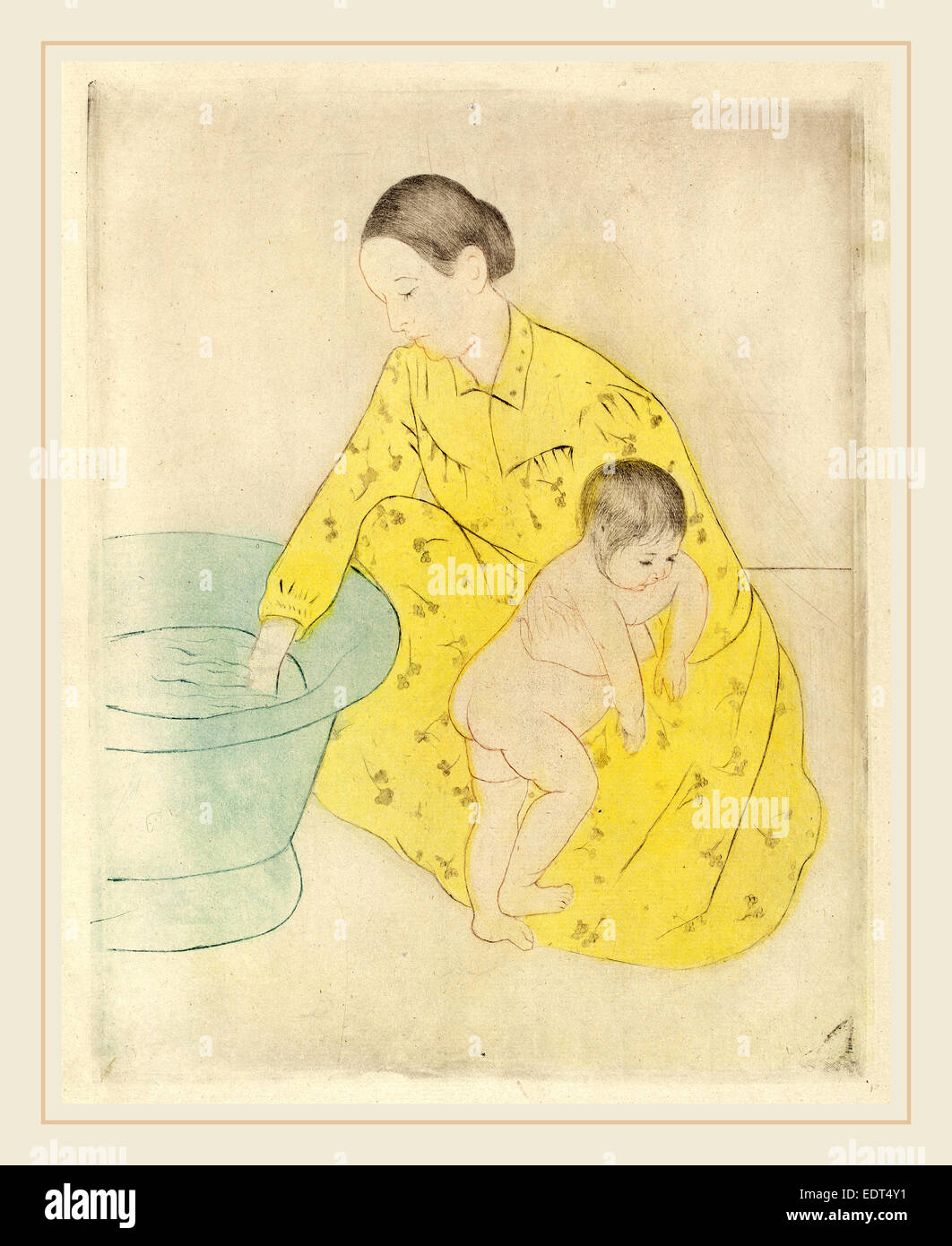 Mary cassatt the bath hi-res stock photography and images - Alamy