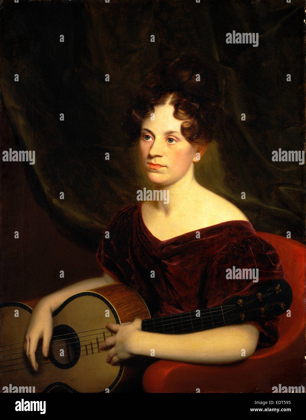 Charles Cromwell Ingham (American, 1796-1863), Cora Livingston, c. 1833 ...