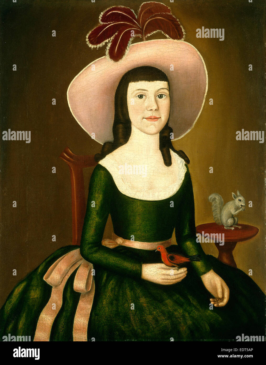 The Denison Limner (Probably Joseph Steward), Miss Denison of ...