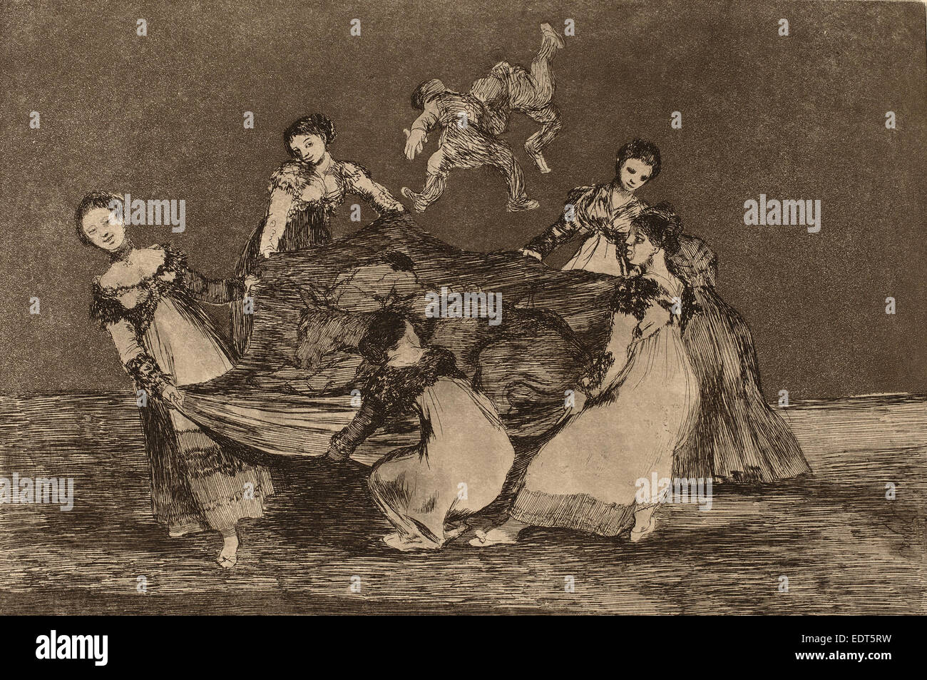 Francisco de Goya, Disparate femenino (Feminine Folly), Spanish, 1746 ...