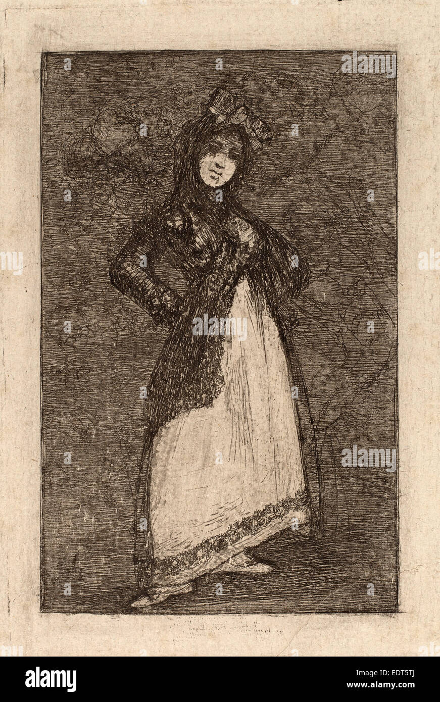 Francisco de Goya, Maja, Spanish, 1746 - 1828, 1824-1828, etching and ...