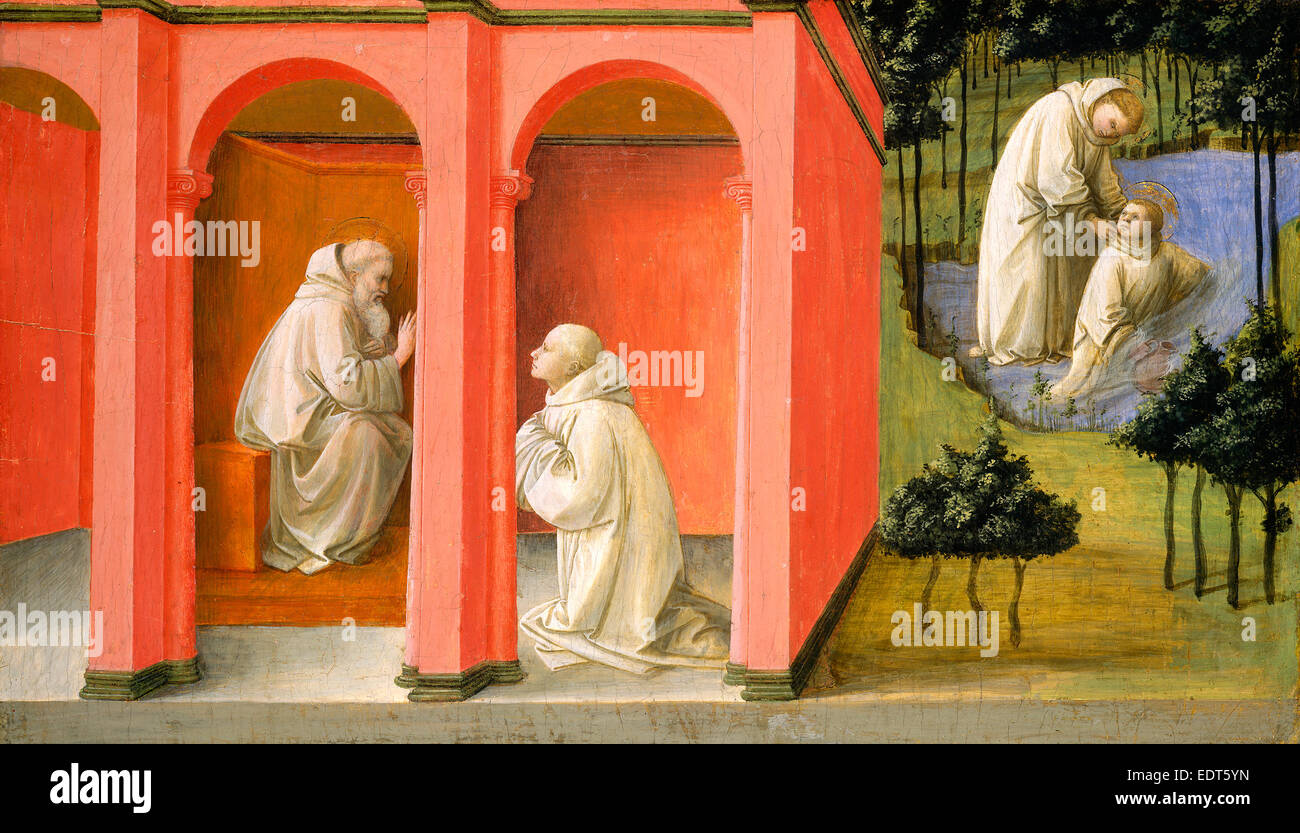 Fra Filippo Lippi, Saint Benedict Orders Saint Maurus to the Rescue of Saint Placidus, Italian ...
