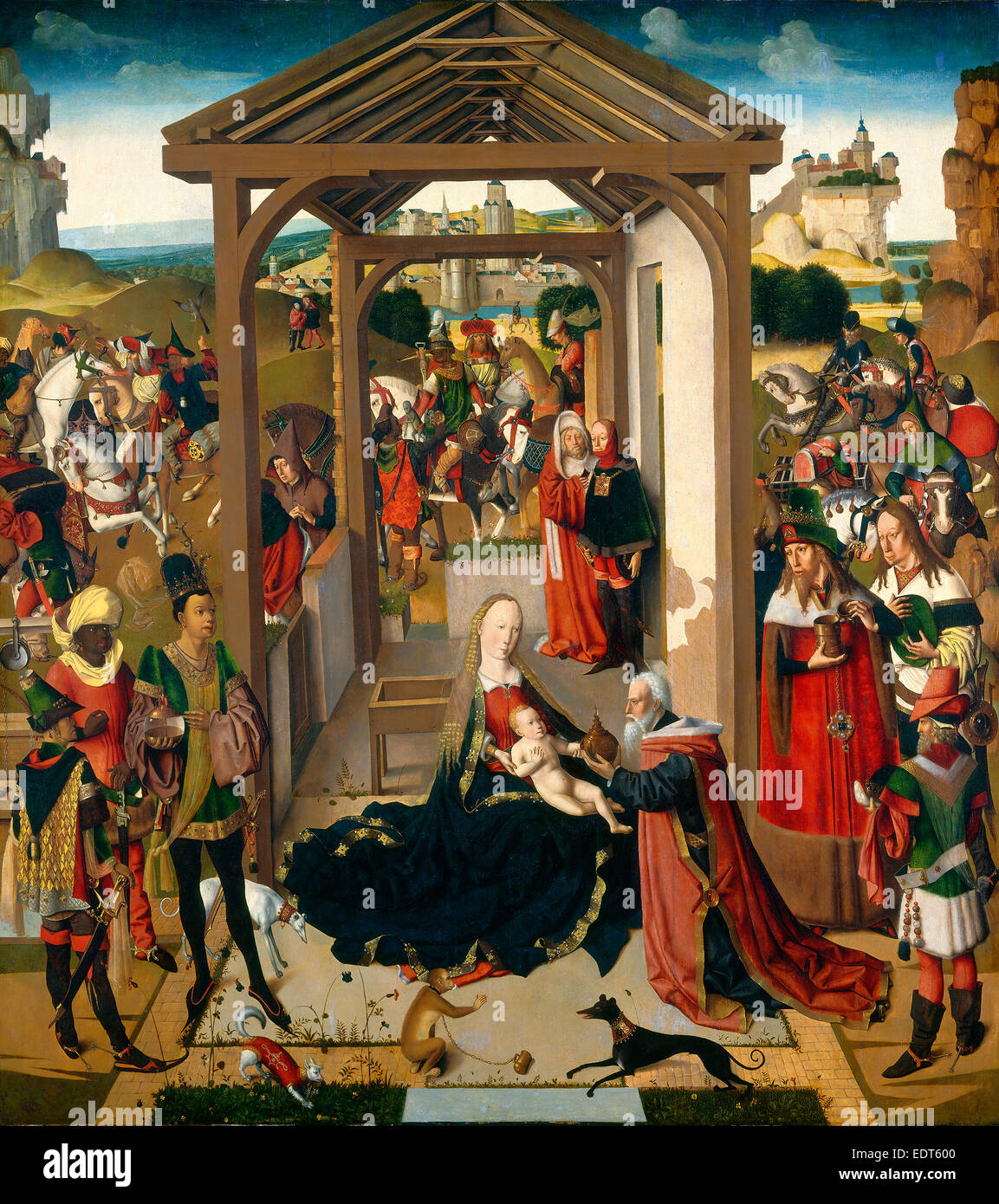 North Netherlandish 15th Century, The Adoration of the Magi, fourth quarter 15th century, oil on ...