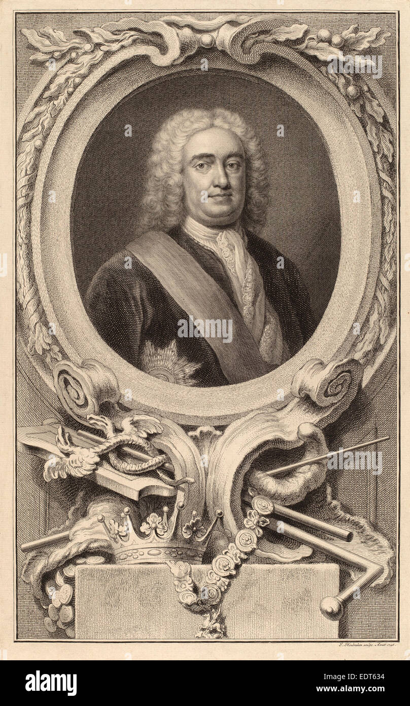 Jacobus Houbraken after Arthur Pond (Dutch, 1698 - 1780), Robert ...