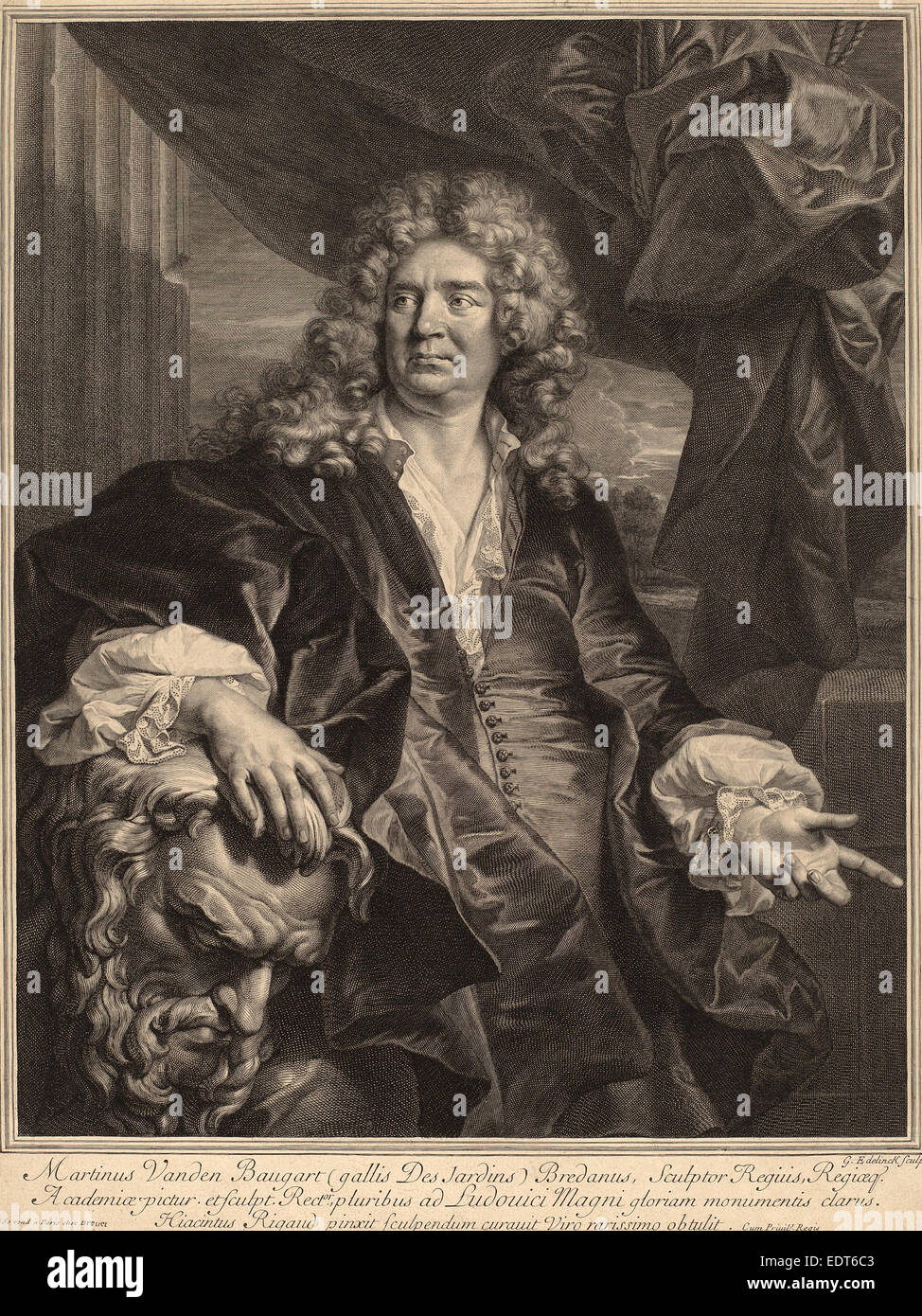 Gerard Edelinck after Hyacinthe Rigaud (Flemish, 1640 - 1707), Martin ...