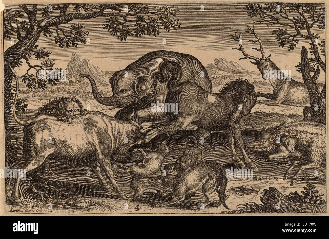 Adriaen Collaert (Flemish, c. 1560 - 1618), Animalium Quadrupedum ...