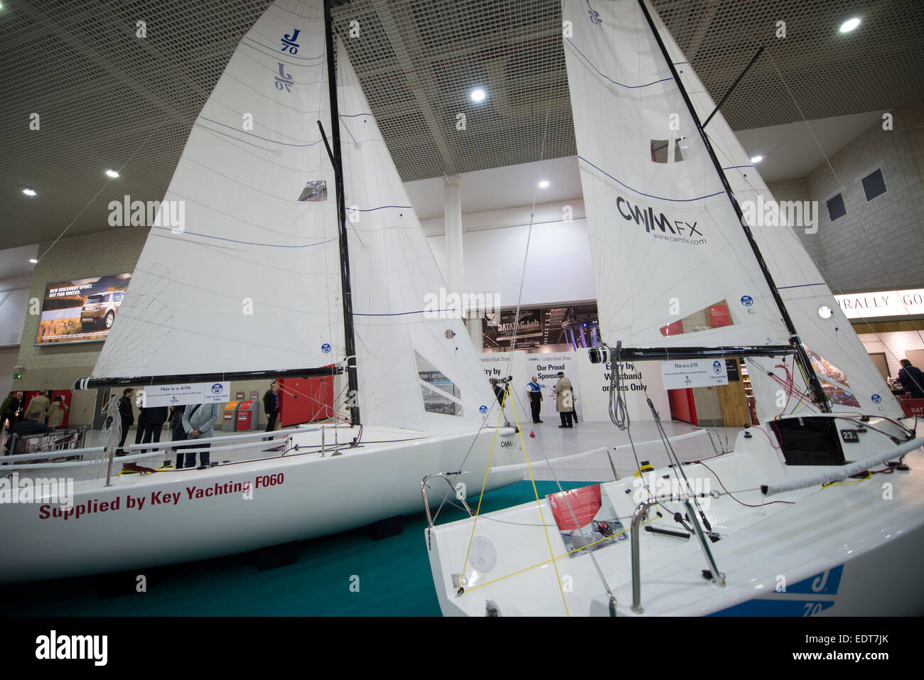 Excel, London’s Docklands, UK. 9th January, 2015. The London Boat Show ...