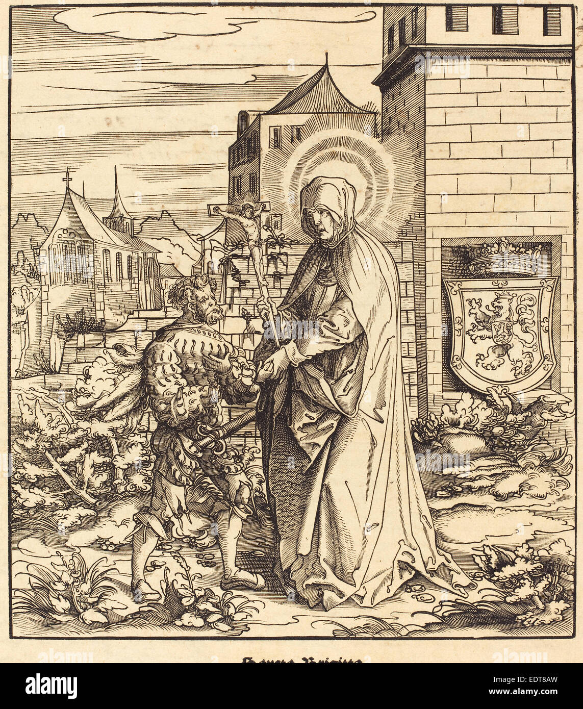Leonhard Beck (German, c. 1480 - 1542), Saint Brigitta, 1516-1518 ...