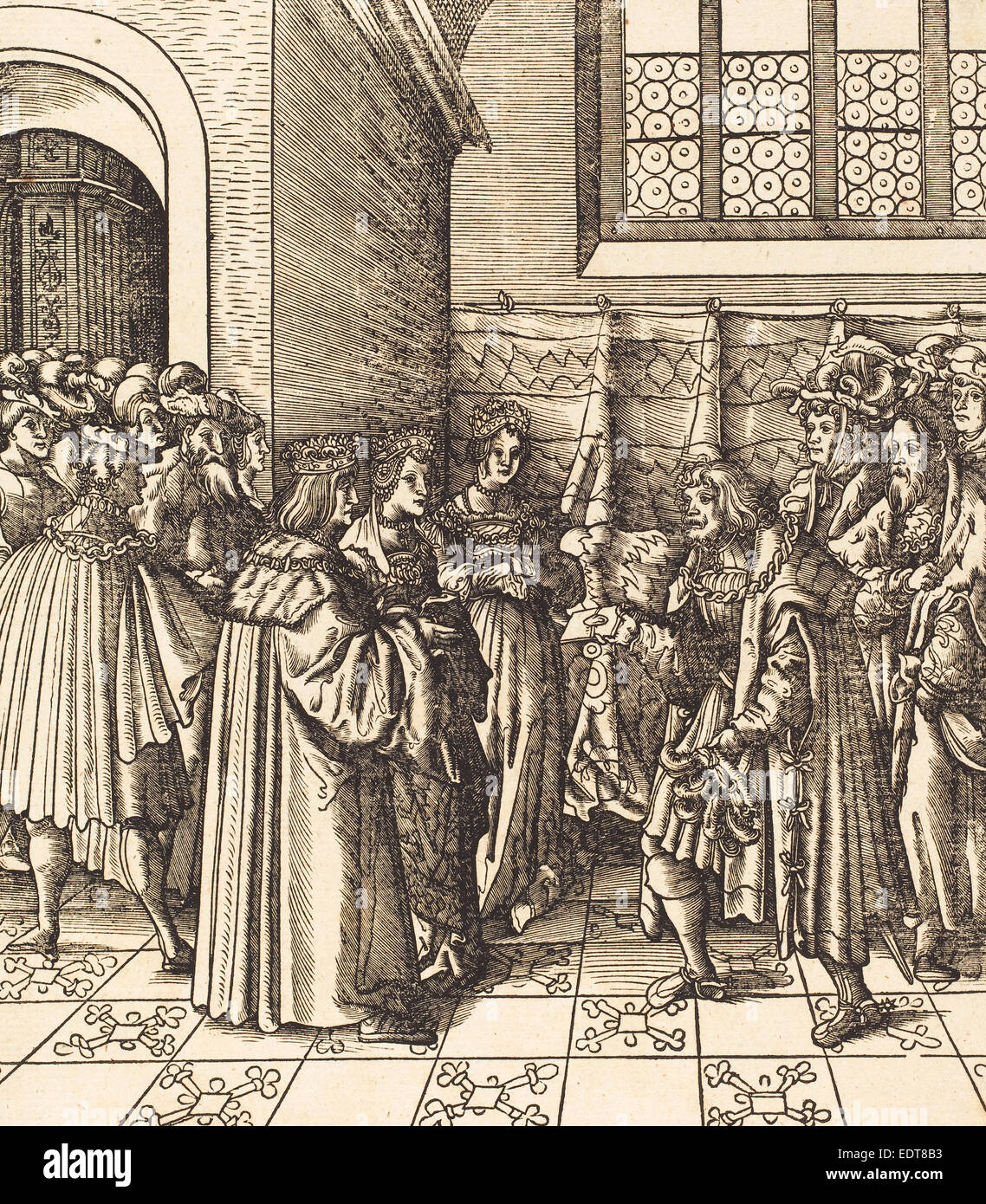 Leonhard Beck (German, c. 1480 - 1542), A Legation before a King, near ...