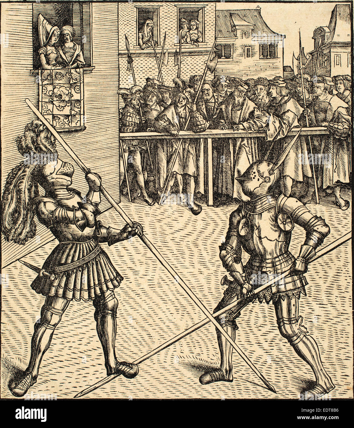 Leonhard Beck (German, c. 1480 - 1542), Tournament on the Occasion of ...