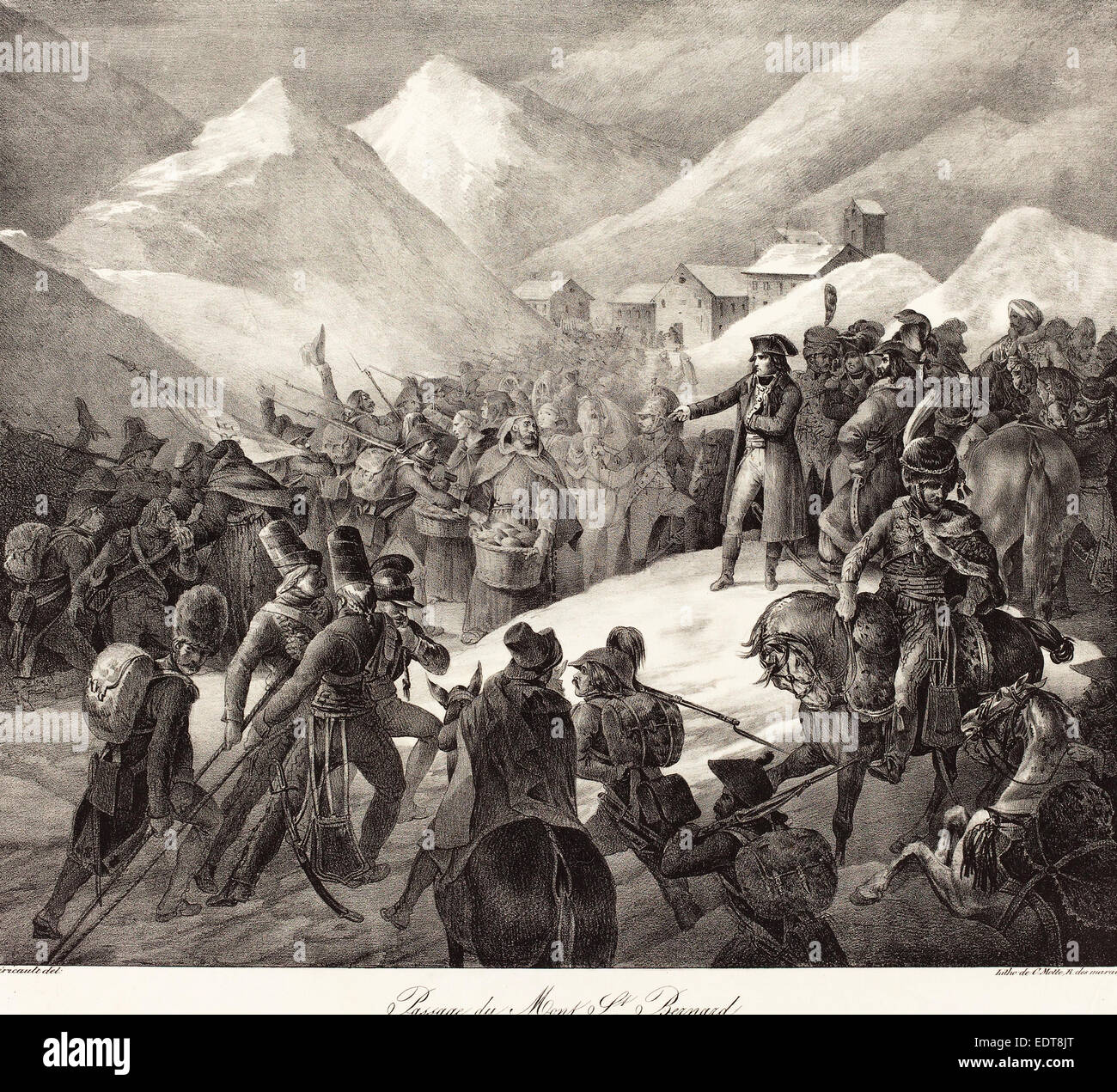 Théodore Gericault (French, 1791 - 1824), Passage du Mont St. Bernard ...