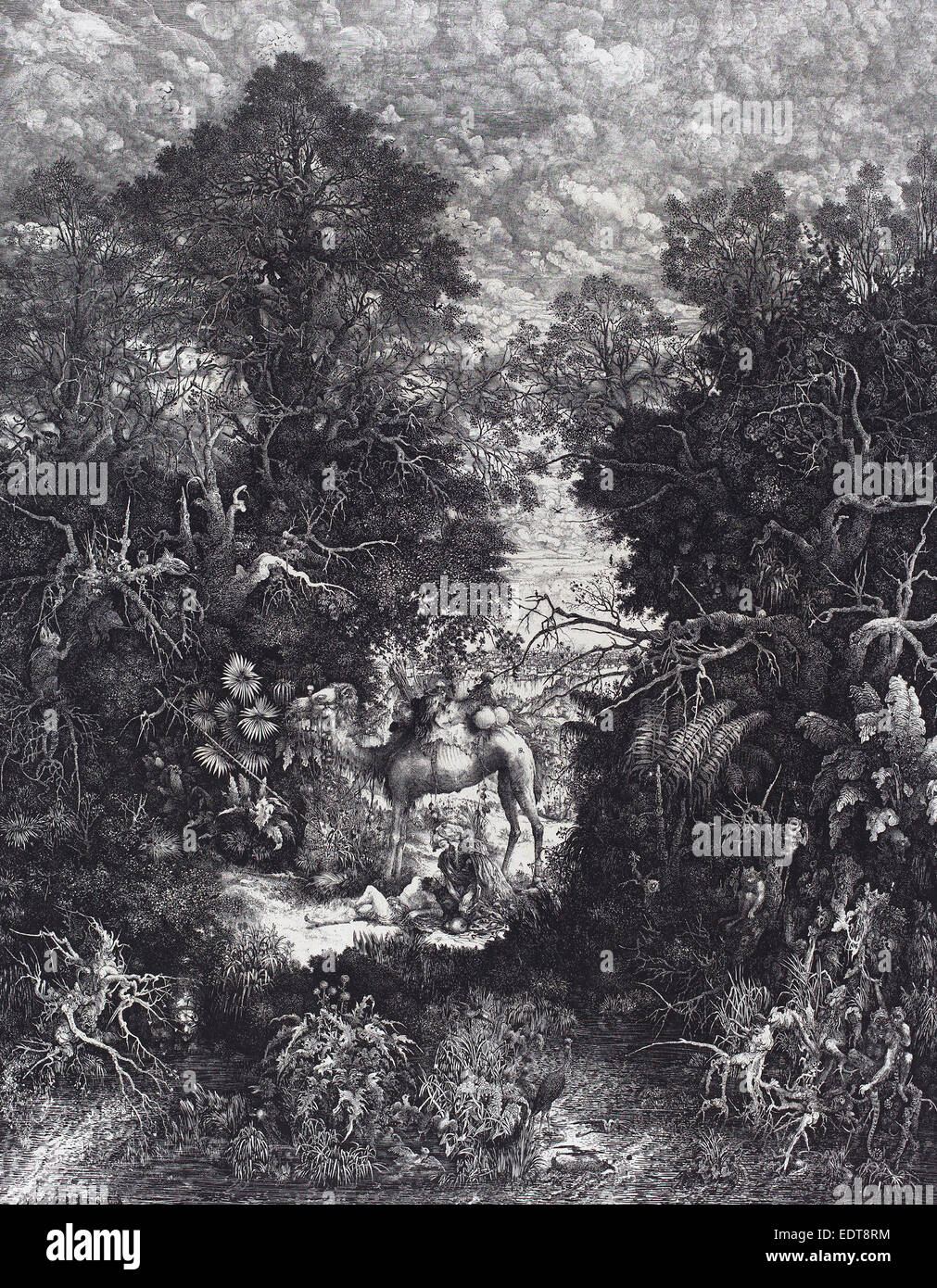 Rodolphe Bresdin (French, 1822 - 1885), The Good Samaritan, 1861 ...