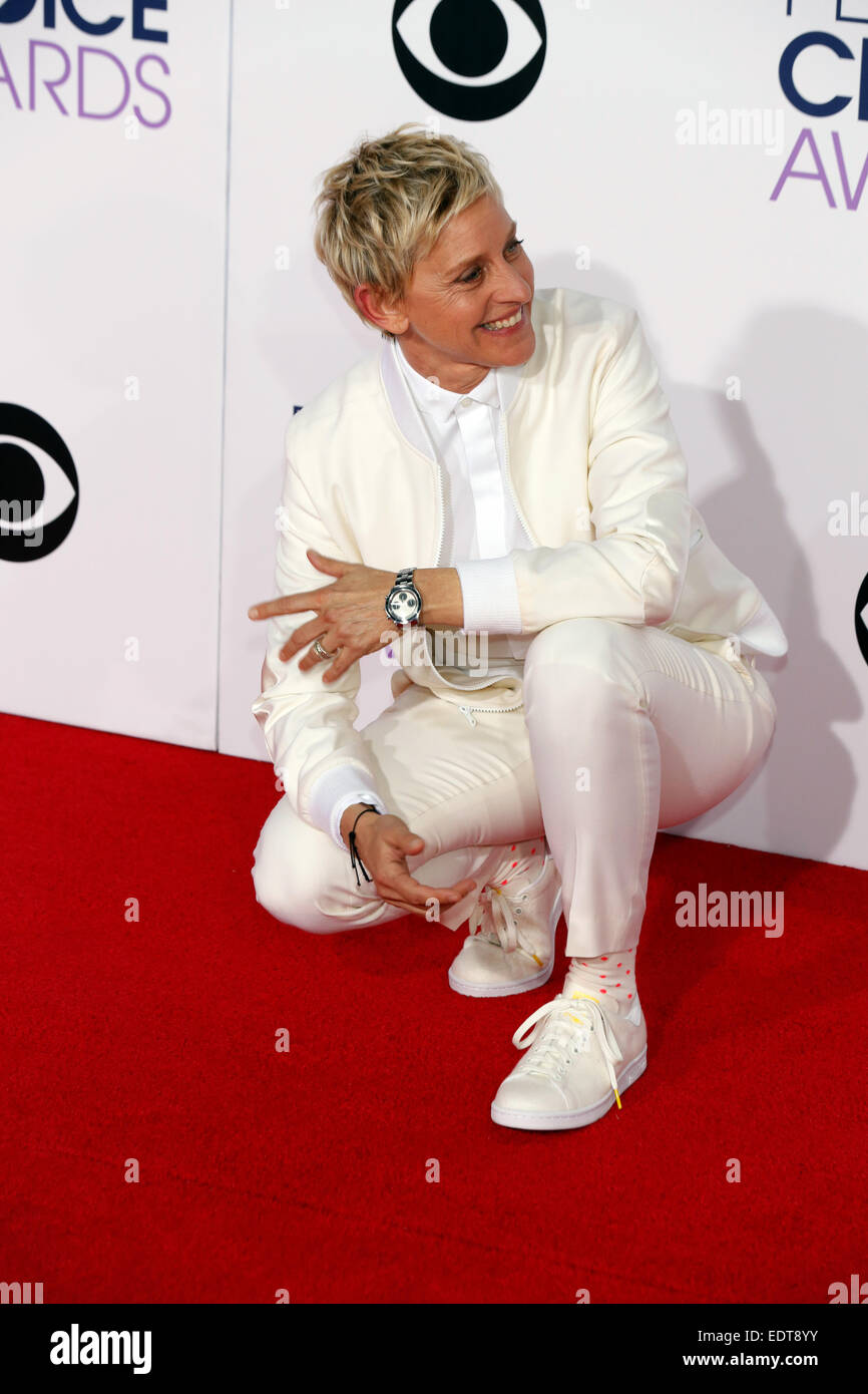 Los Angeles, USA. 07th Jan, 2015. TV personality Ellen DeGeneres ...