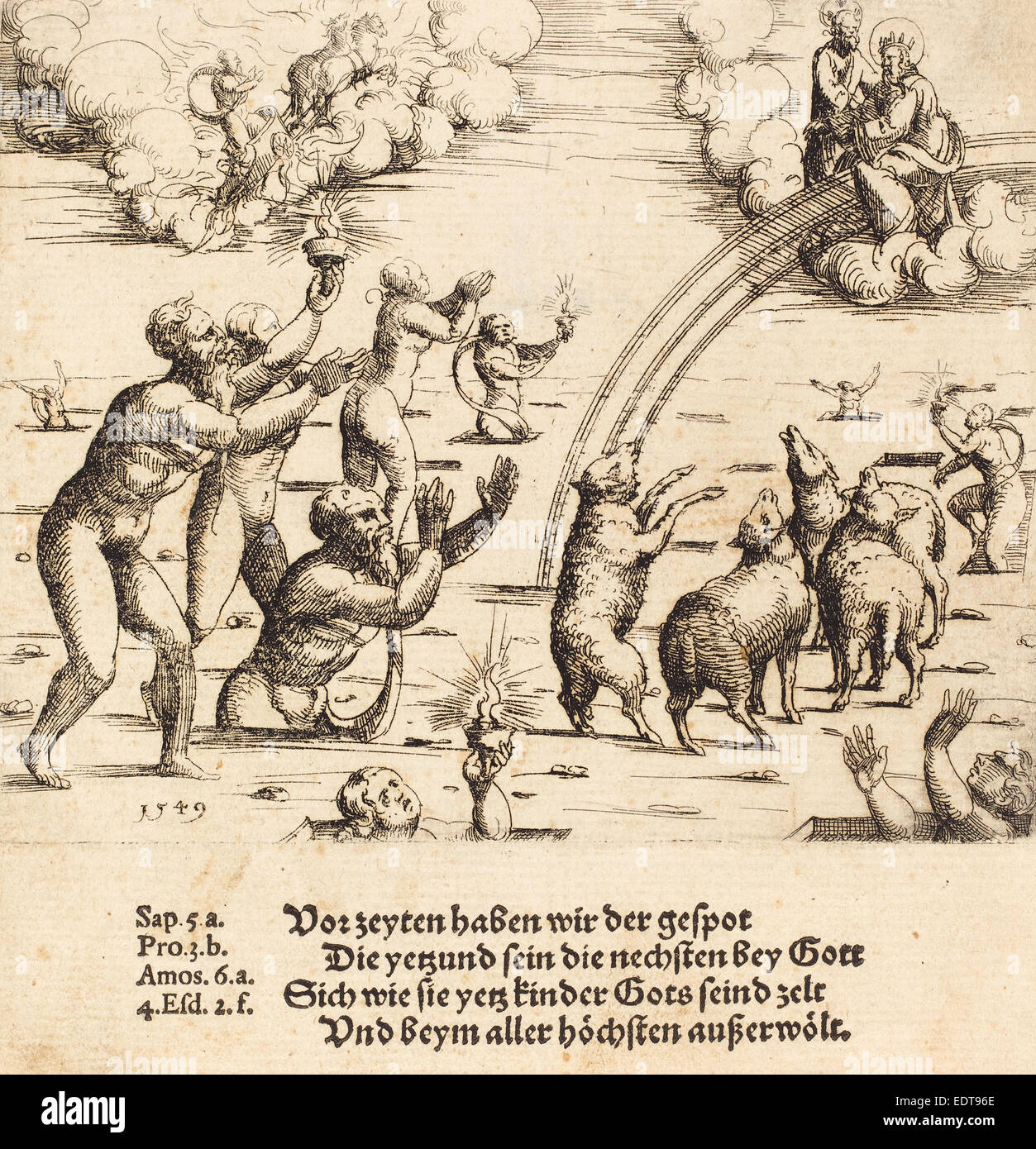 Augustin Hirschvogel (German, 1503 - 1553), The Last Judgment, 1549 ...