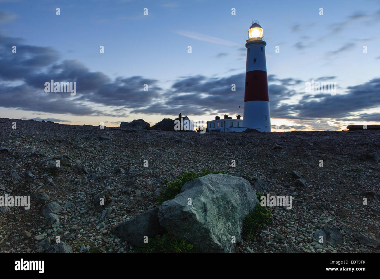 Portland Bill Lighthouse is a functioning lighthouse at Portland Bill ...