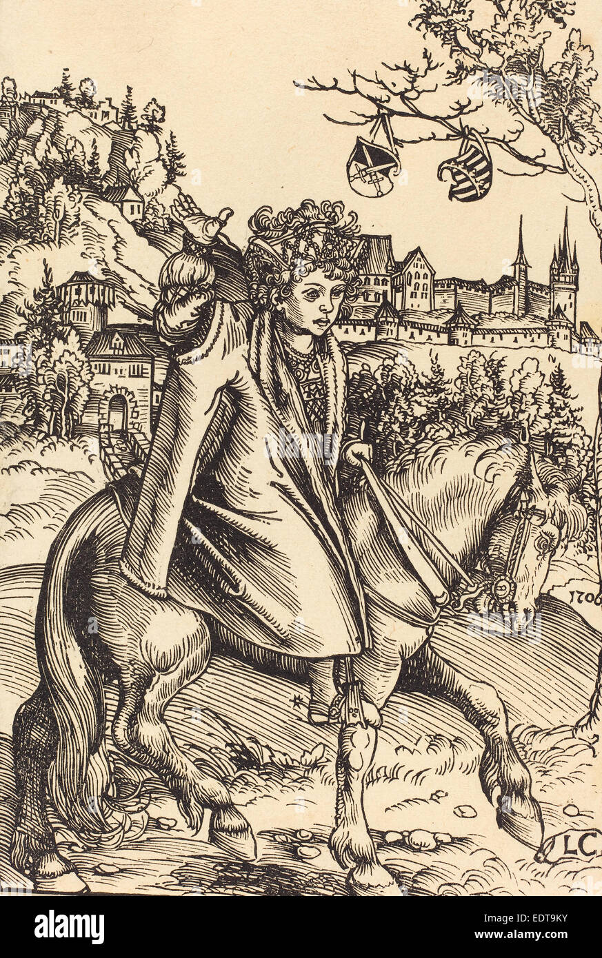 Lucas Cranach the Elder (German, 1472 - 1553), A Saxon Prince on ...