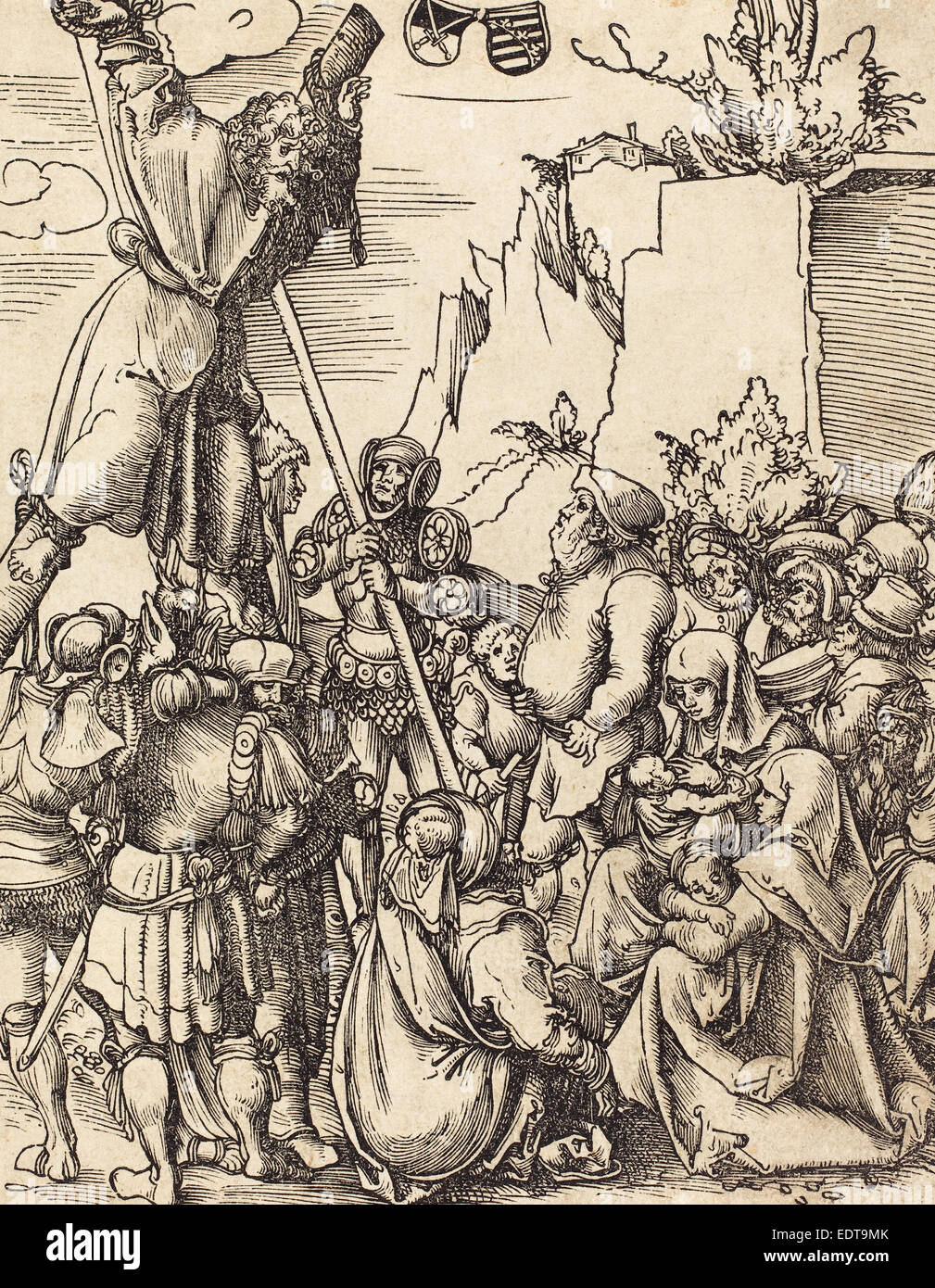 Lucas Cranach the Elder (German, 1472 - 1553), Saint Andrew, woodcut ...