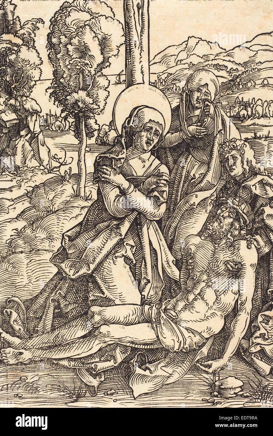 Hans Baldung Grien (German, 1484-1485 - 1545), Lamentation for Christ ...