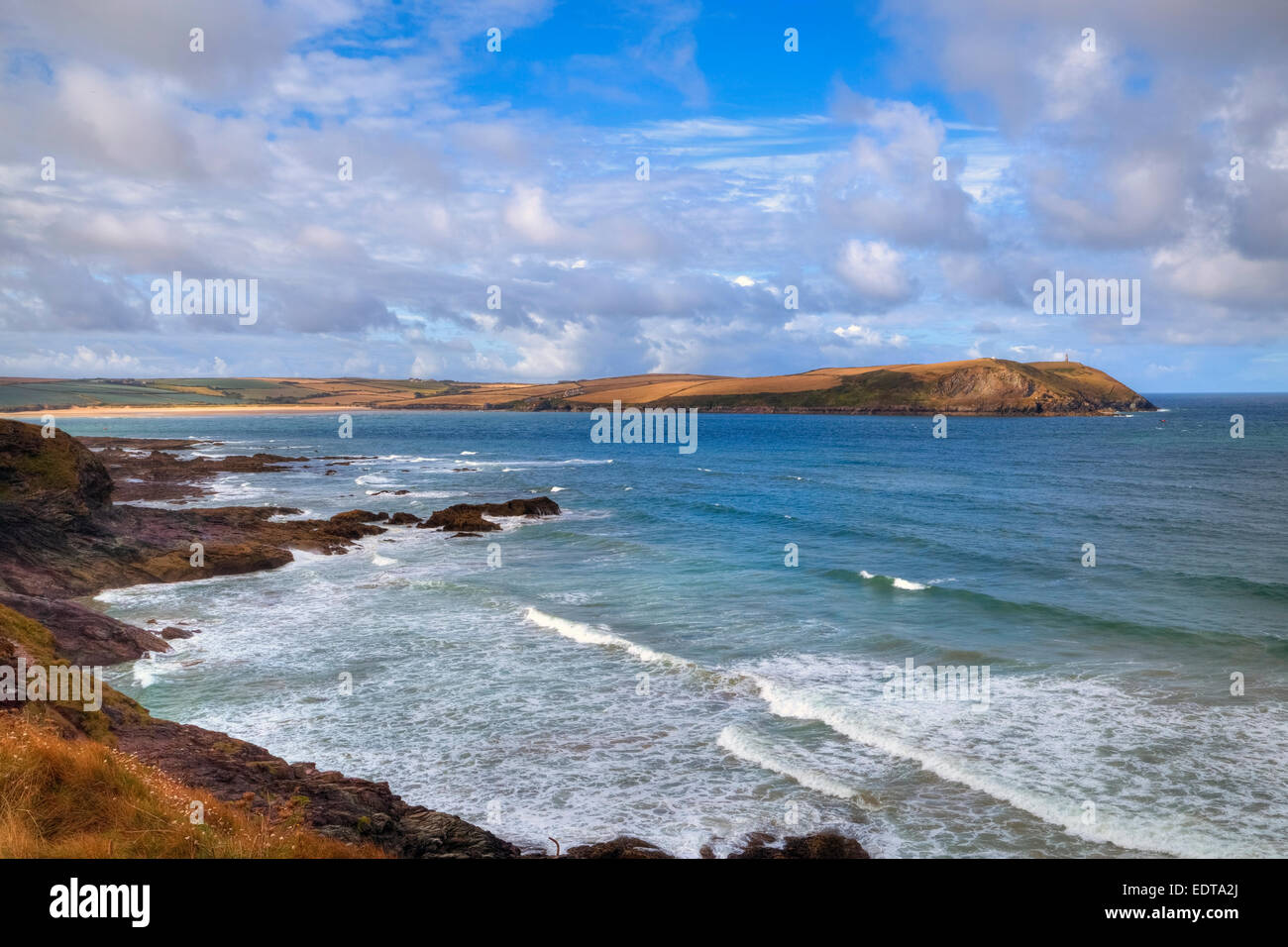 Polzeath, Cornwall, England, United Kingdom Stock Photo - Alamy