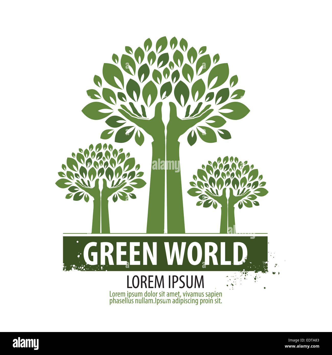 Nature. logo, icon, sign, emblem, template Stock Photo - Alamy