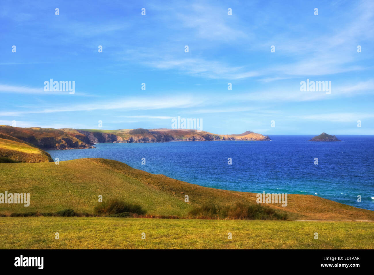 Cornwall, England, United Kingdom, Rumps Point Stock Photo - Alamy
