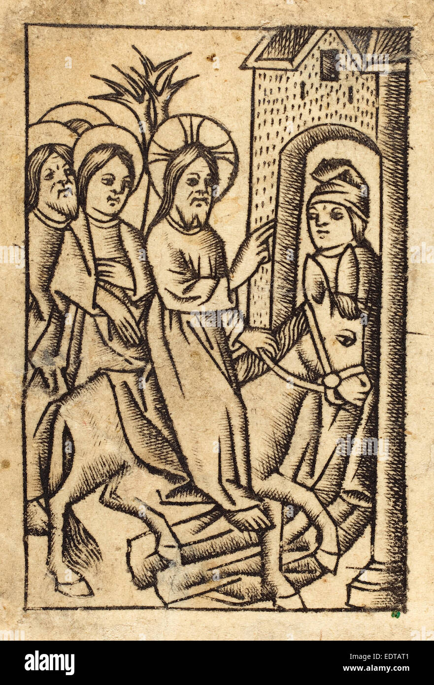 Master of St. Erasmus (German, active c. 1450-1470), Christ's Entry ...