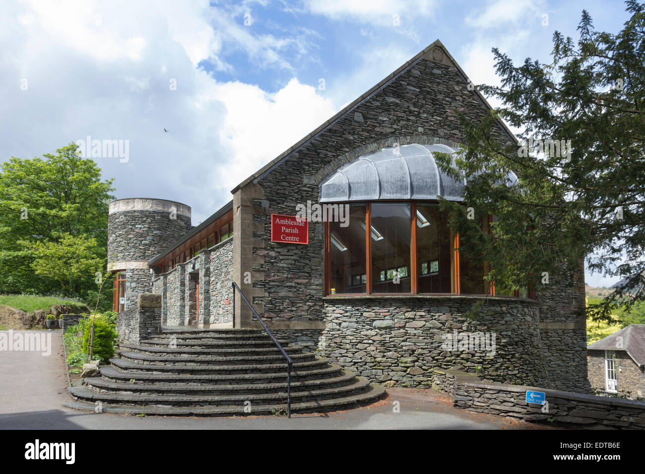 The Ambleside Parish Centre in Cumbria. Newly built of Lake District ...
