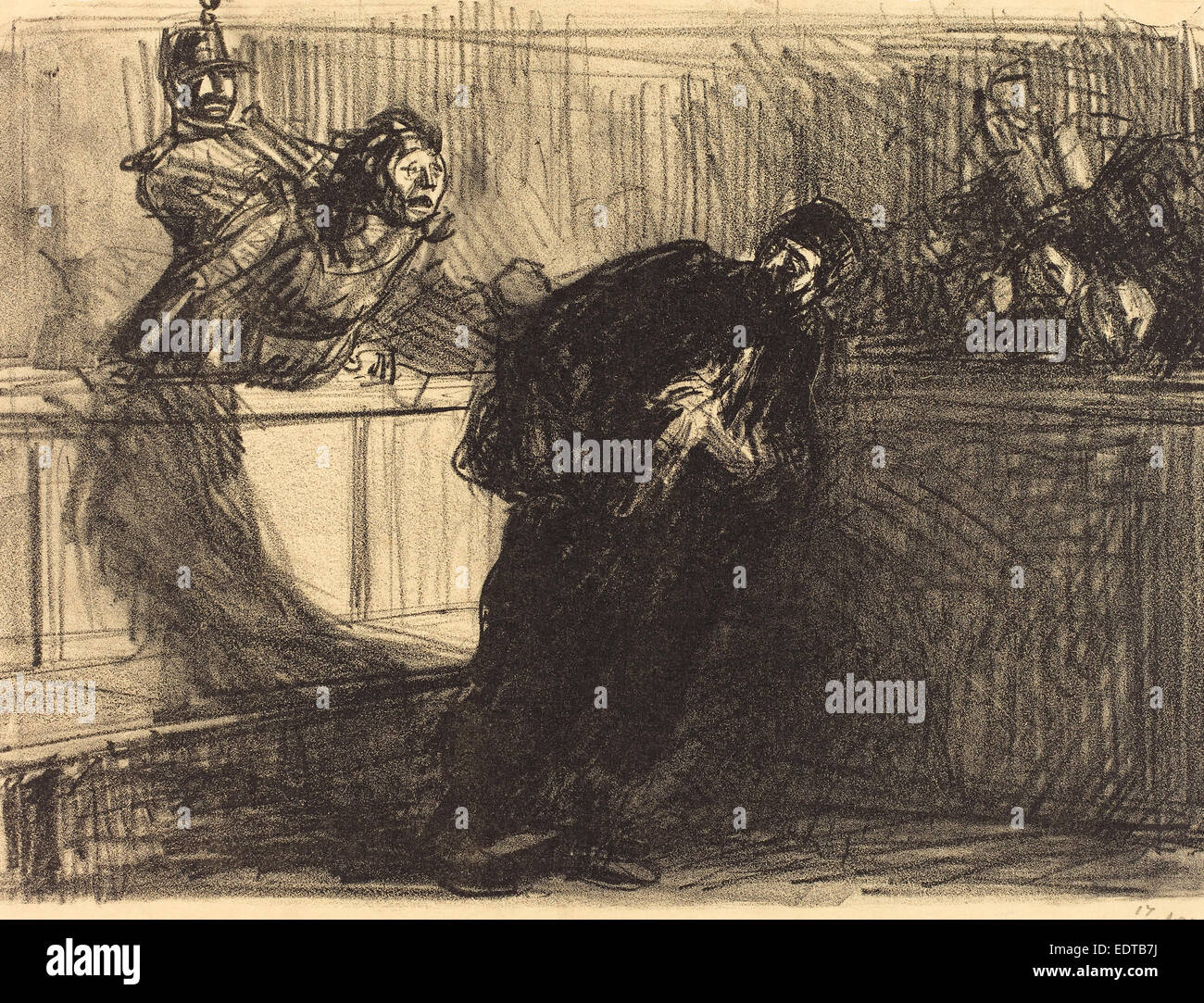 Jean-Louis Forain, The Lawyer Abused, French, 1852 - 1931, 1914 ...