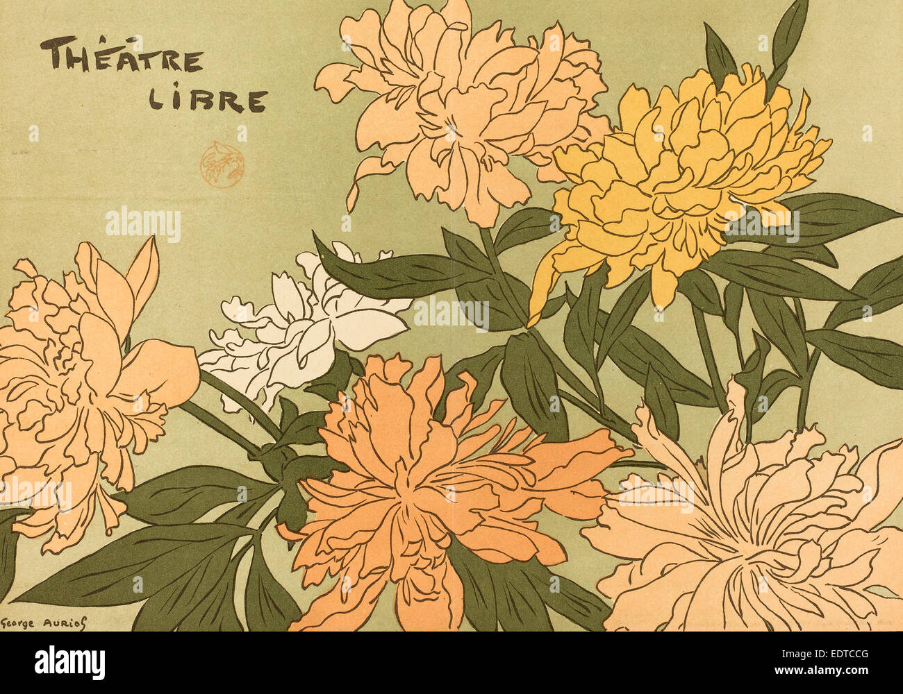 George Auriol (French, 1863 - 1938), Ménages d'artistes; Le Maître ...