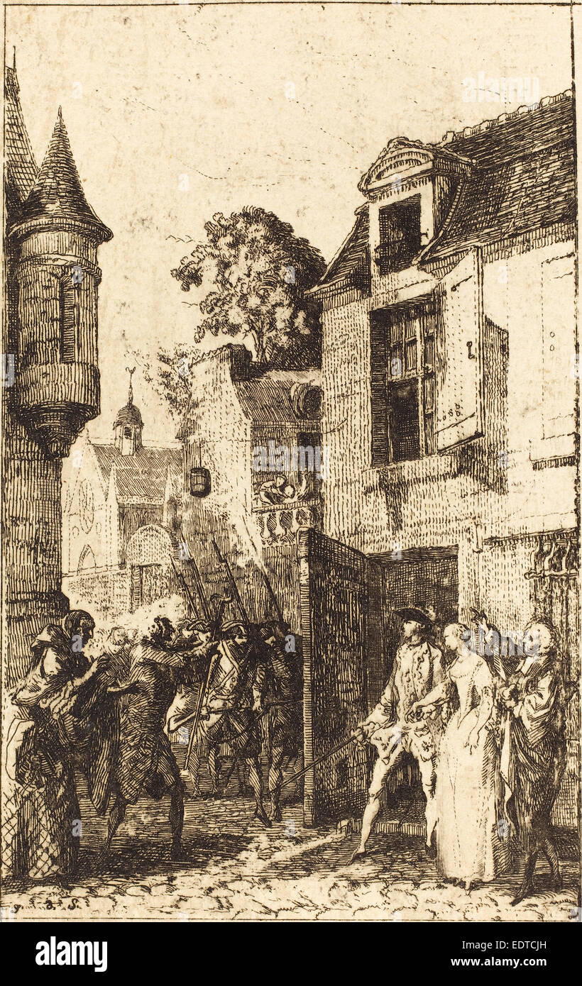 Gabriel Jacques Saint Aubin High Resolution Stock Photography and ...