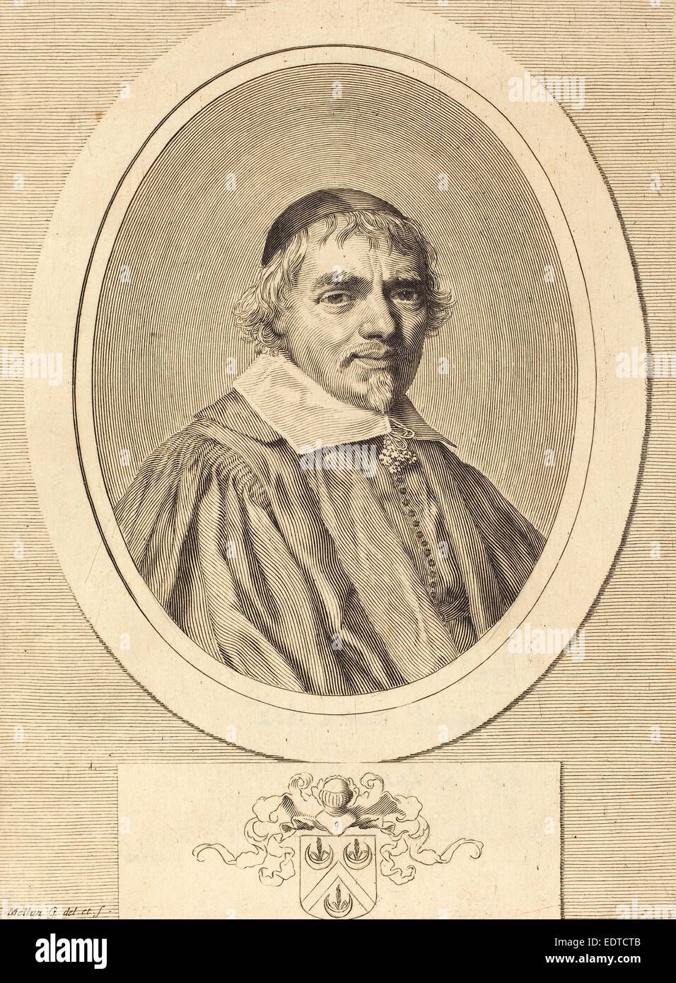 Claude Mellan (French, 1598 - 1688), Omer Talon, engraving on laid ...