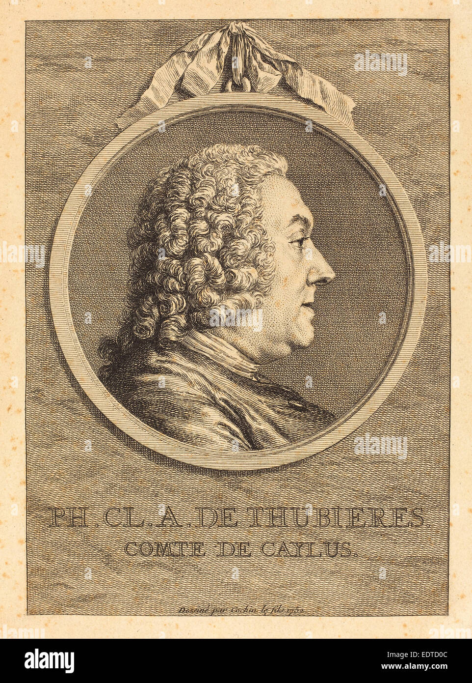 Charles-Nicolas Cochin II (French, 1715 - 1790), Ph.Cl.A. de Thubieres ...
